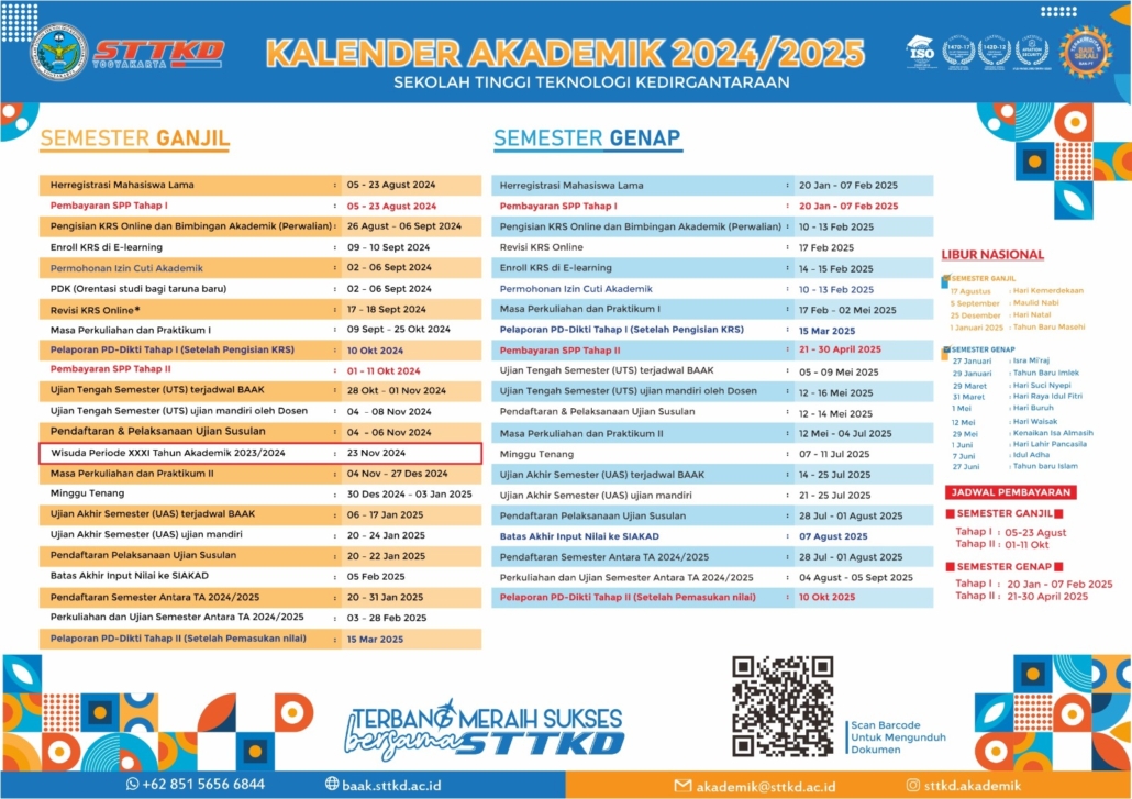 Kalender Akademik - AERONAUTIKA STTKD